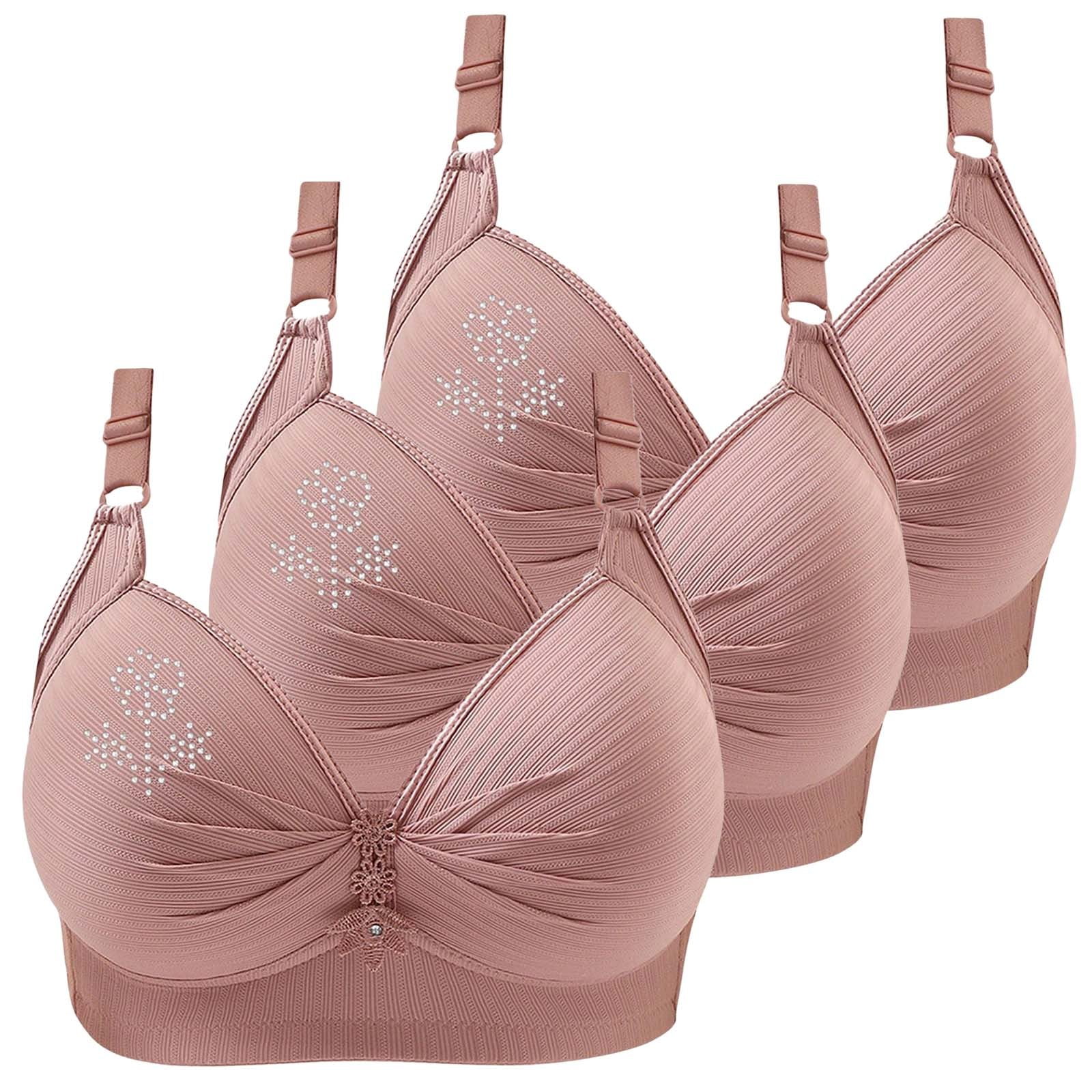 Bras For Women No Underwire Adjustable Bras Full Coverage Support ...