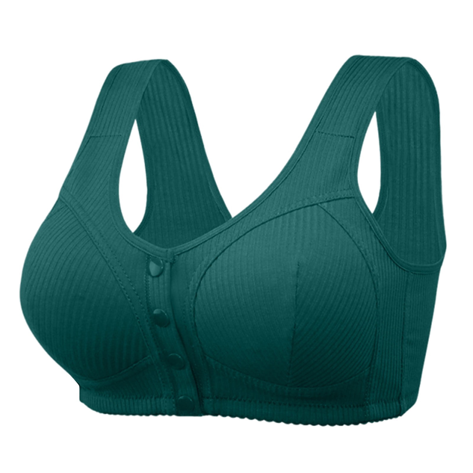 Bras For Women No Underwire Wireless Bras Older Women Front Closure ...