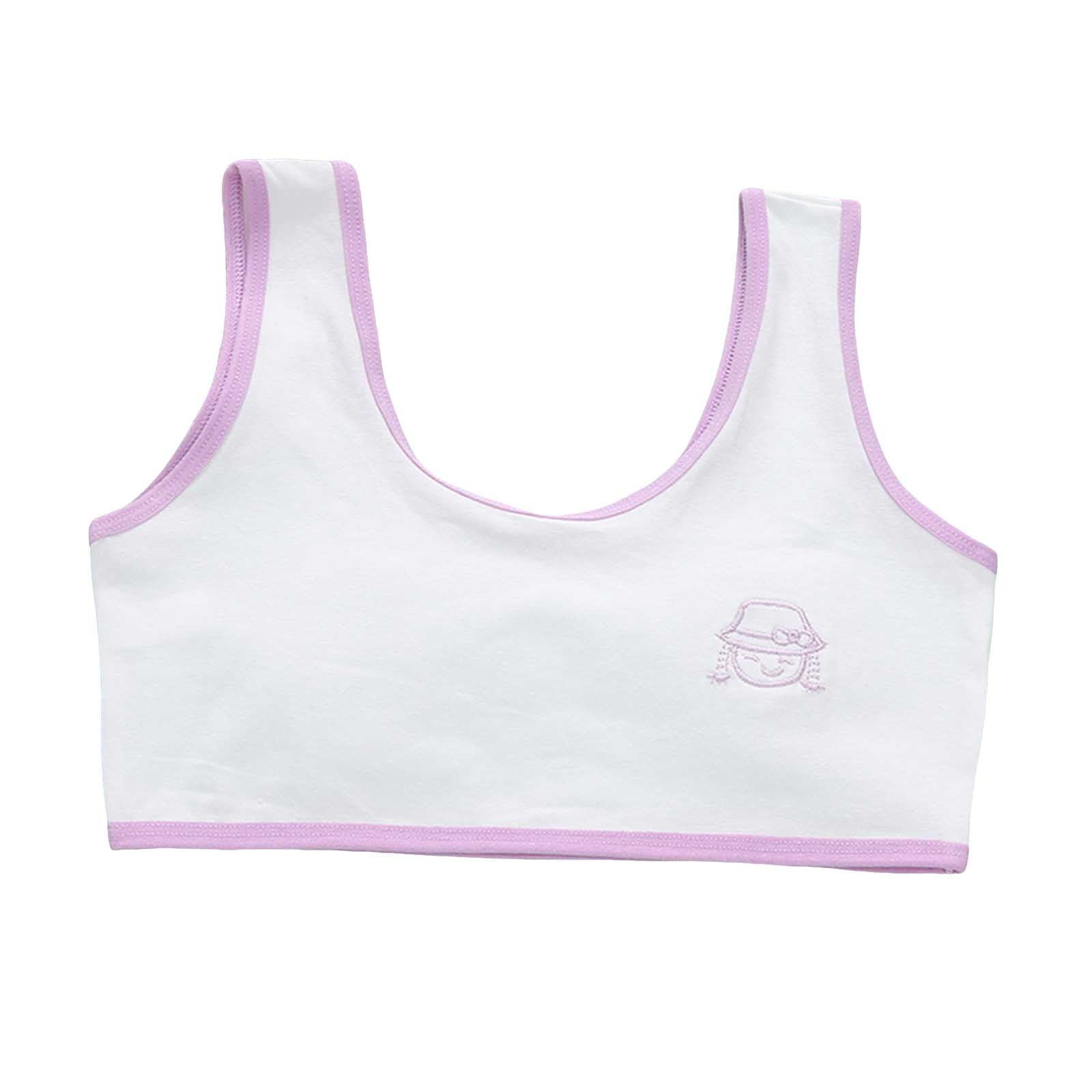 Bras for Girls 9-11 Kids Girl Underwear Sport Training Bra Cute Cartoon ...