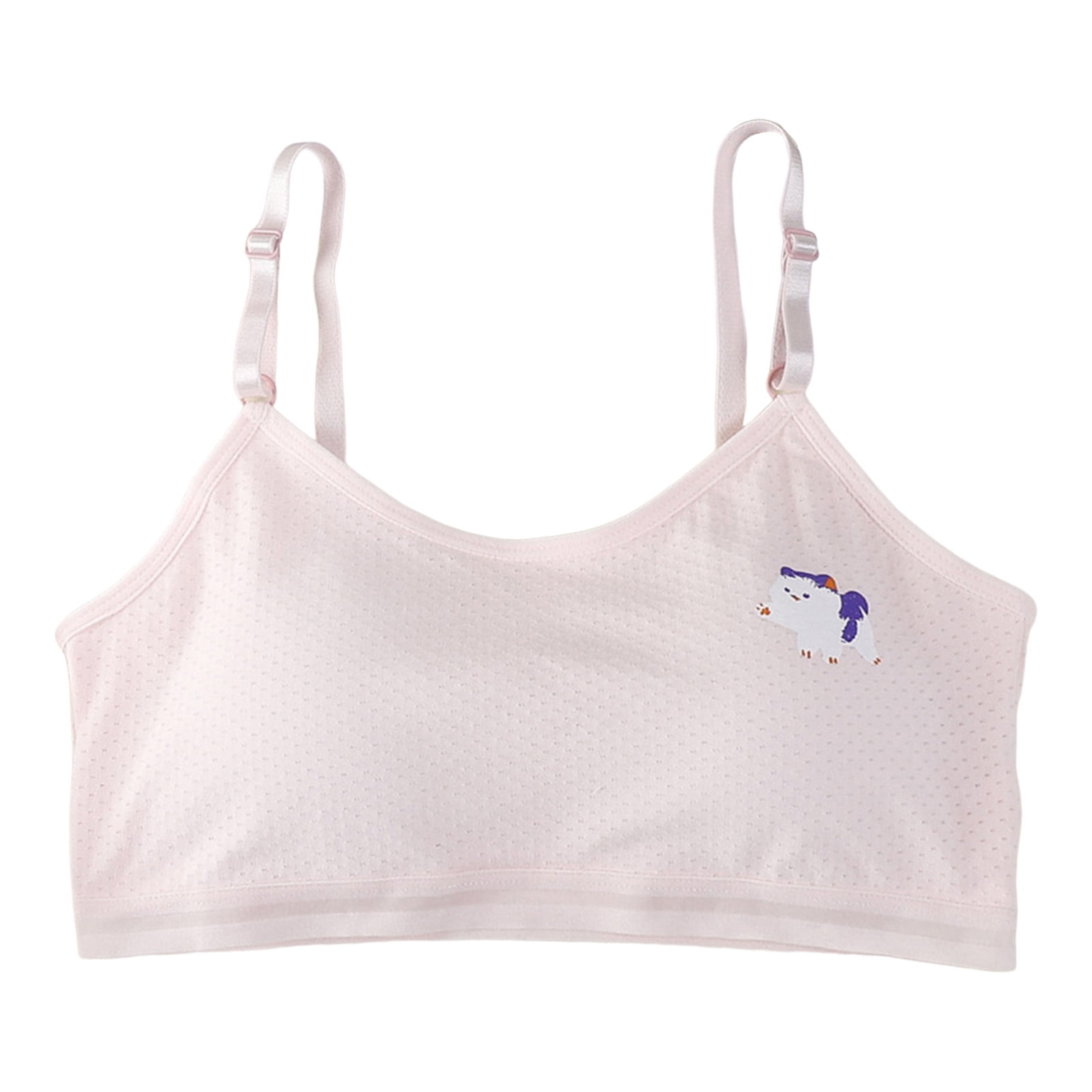 Bras for Girls 9-11 Kids Girl Underwear Sport Training Bra Cute Print ...