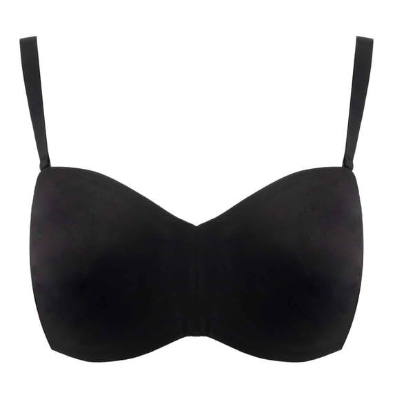 Bras No Underwire Women Back-Smoothing Bra Feature V-Neck T-Shirt Bra ...