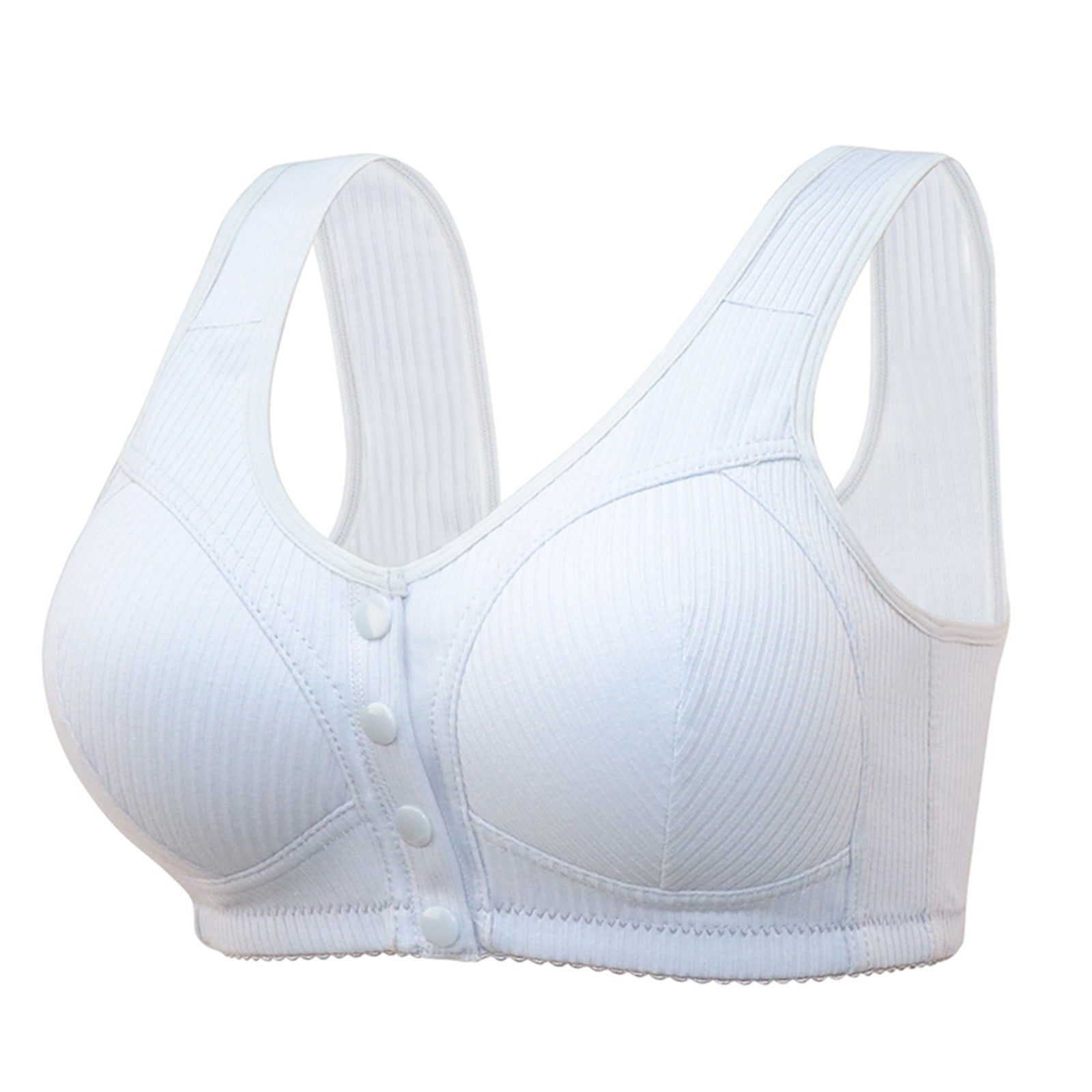 Bras for Older Women, Comdrip Women Lace Front Button Shaping Cup ...