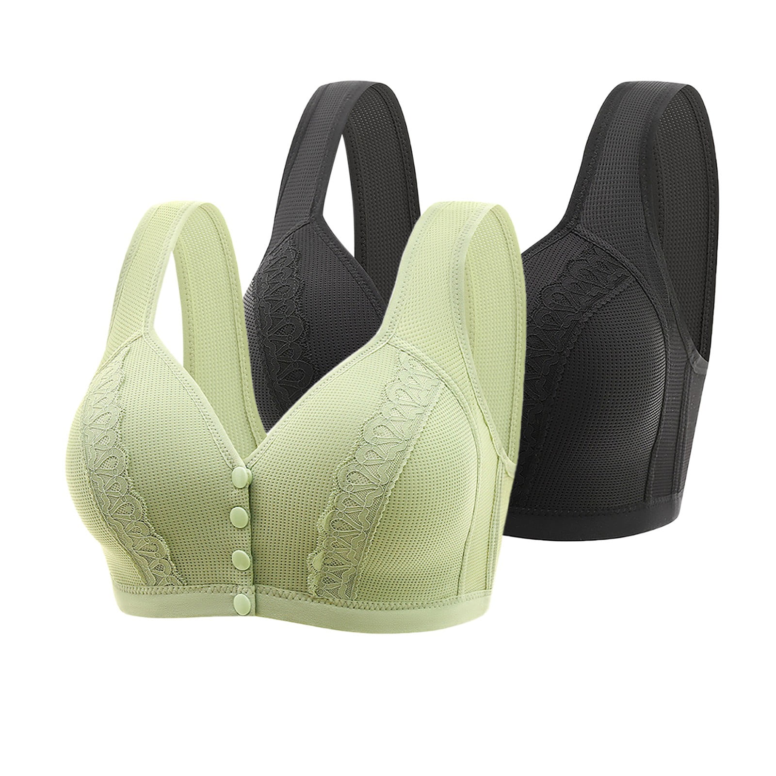 Bras On Sale Clearance Gmdeguo 2 Pack Front Fastening Bras for Women ...