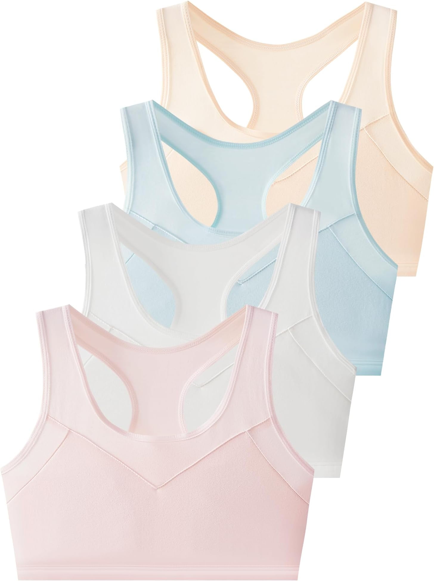 Bras Small Vest Design Bra Racerback Bra 8-12 (4 ) - Walmart.com