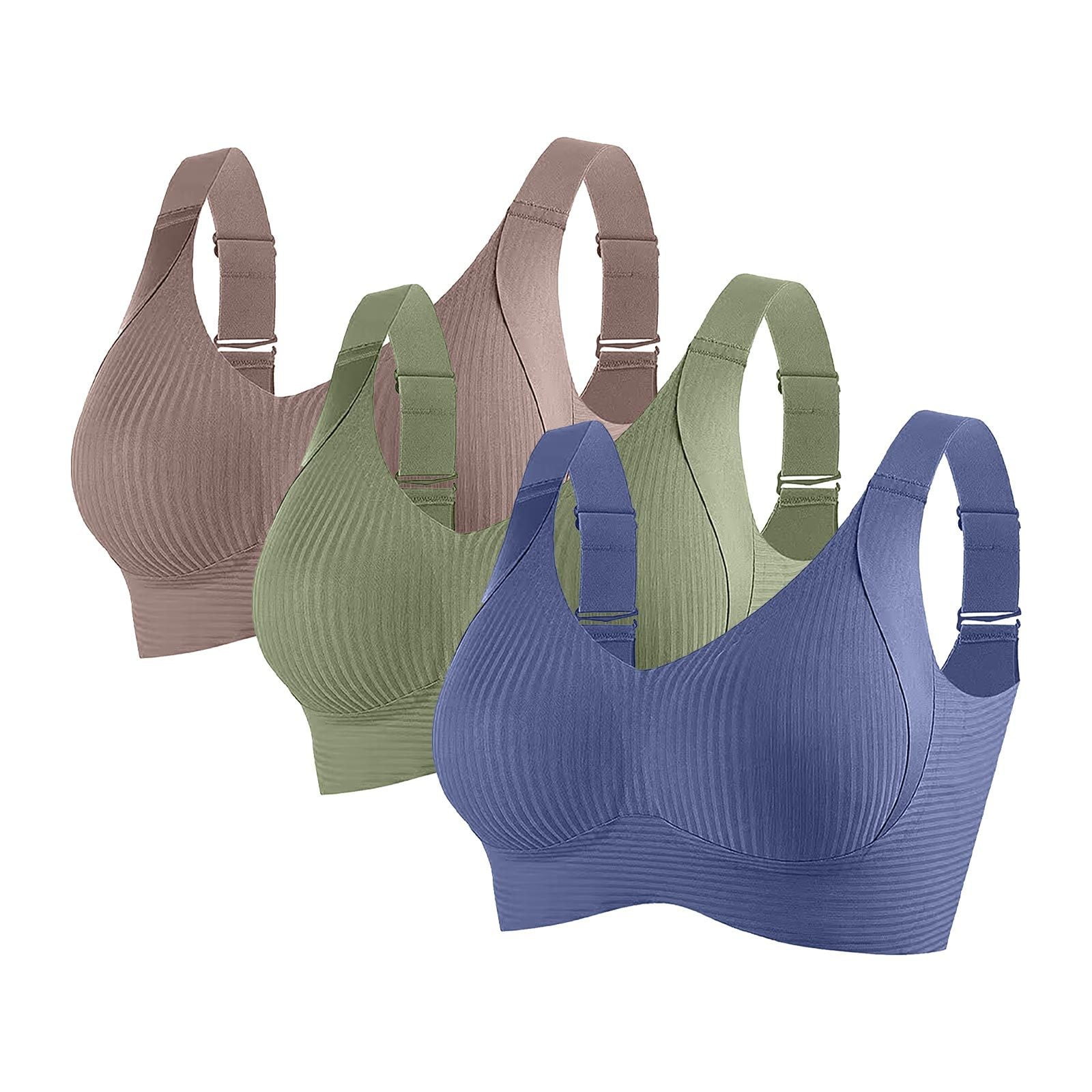Bras for Women Full Coverage, Hugcore 3Pc Women's Underwear Which Can ...