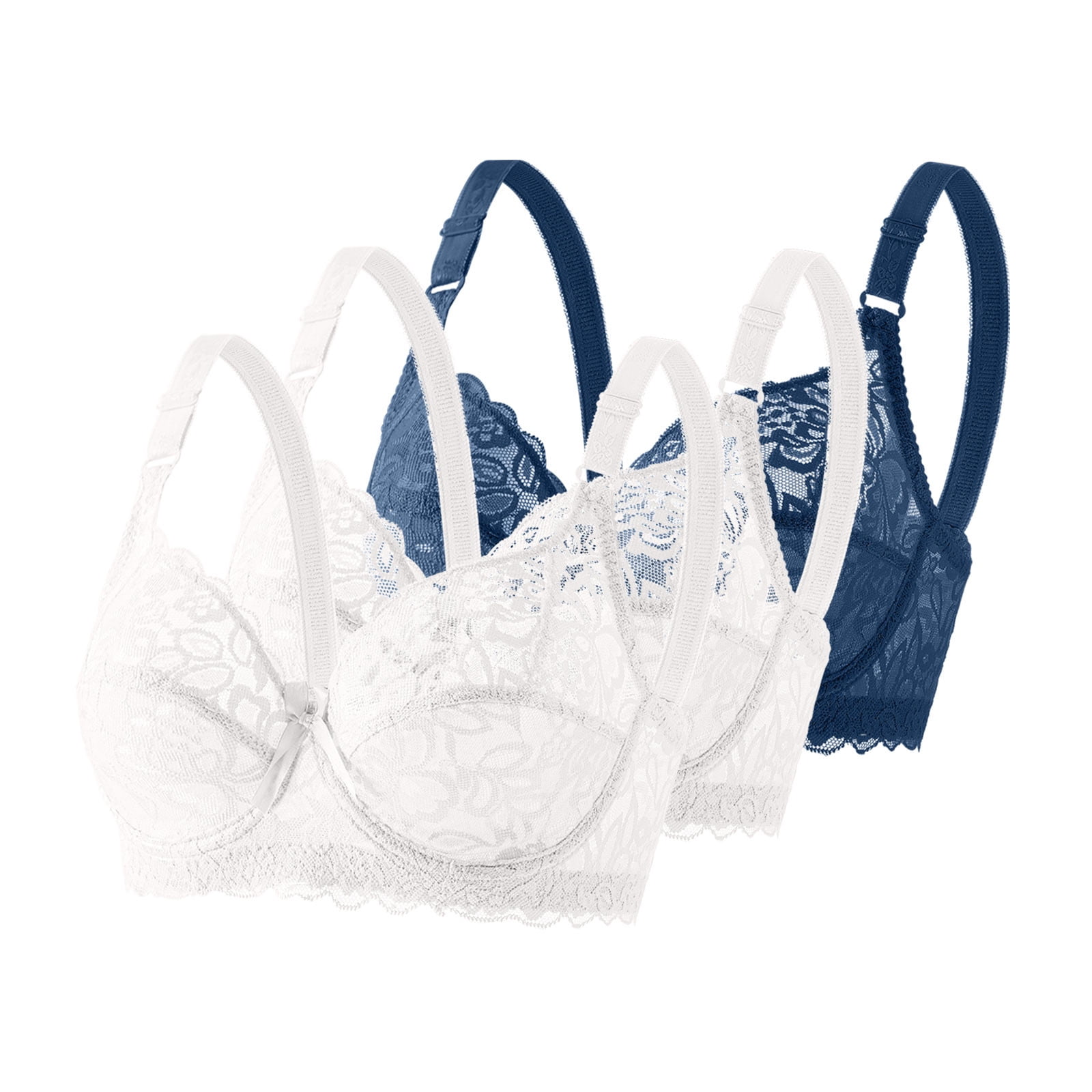 Bras for Women Full Coverage Seamless Bras Wireless Comfortable Free ...