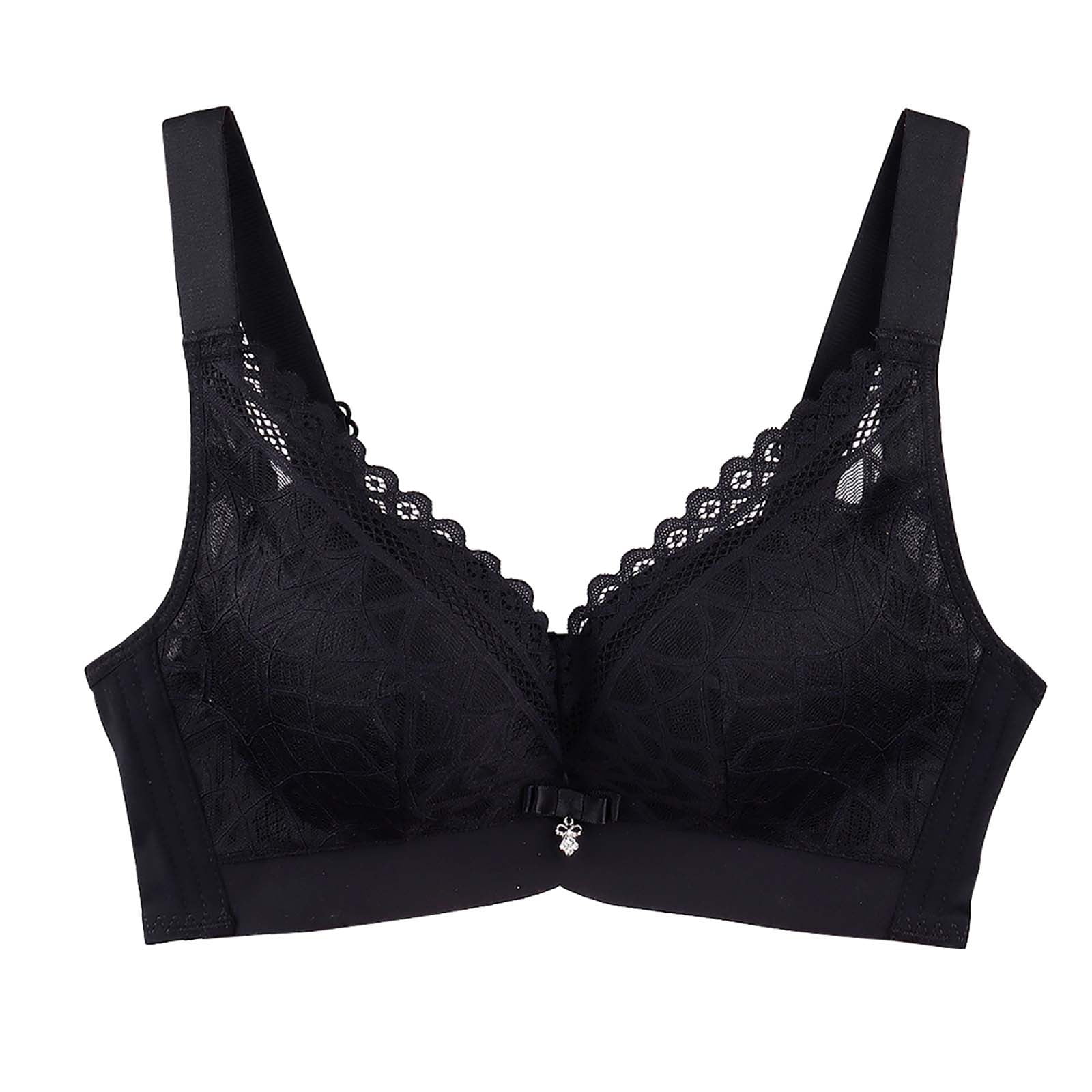 Bras for Women Plus Size Bra,Casual Lace Front Button Shaping Cup ...