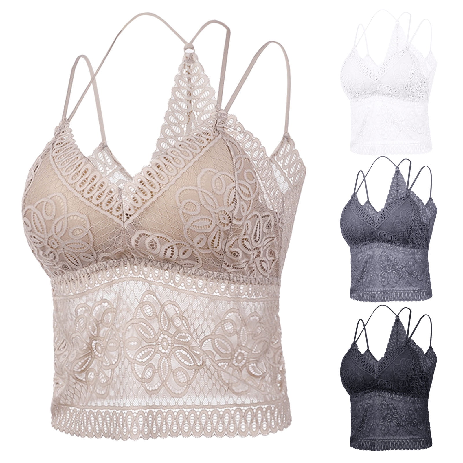 Bras for Women Plus Size Front Closure Full Coverage No Underwire Bras ...