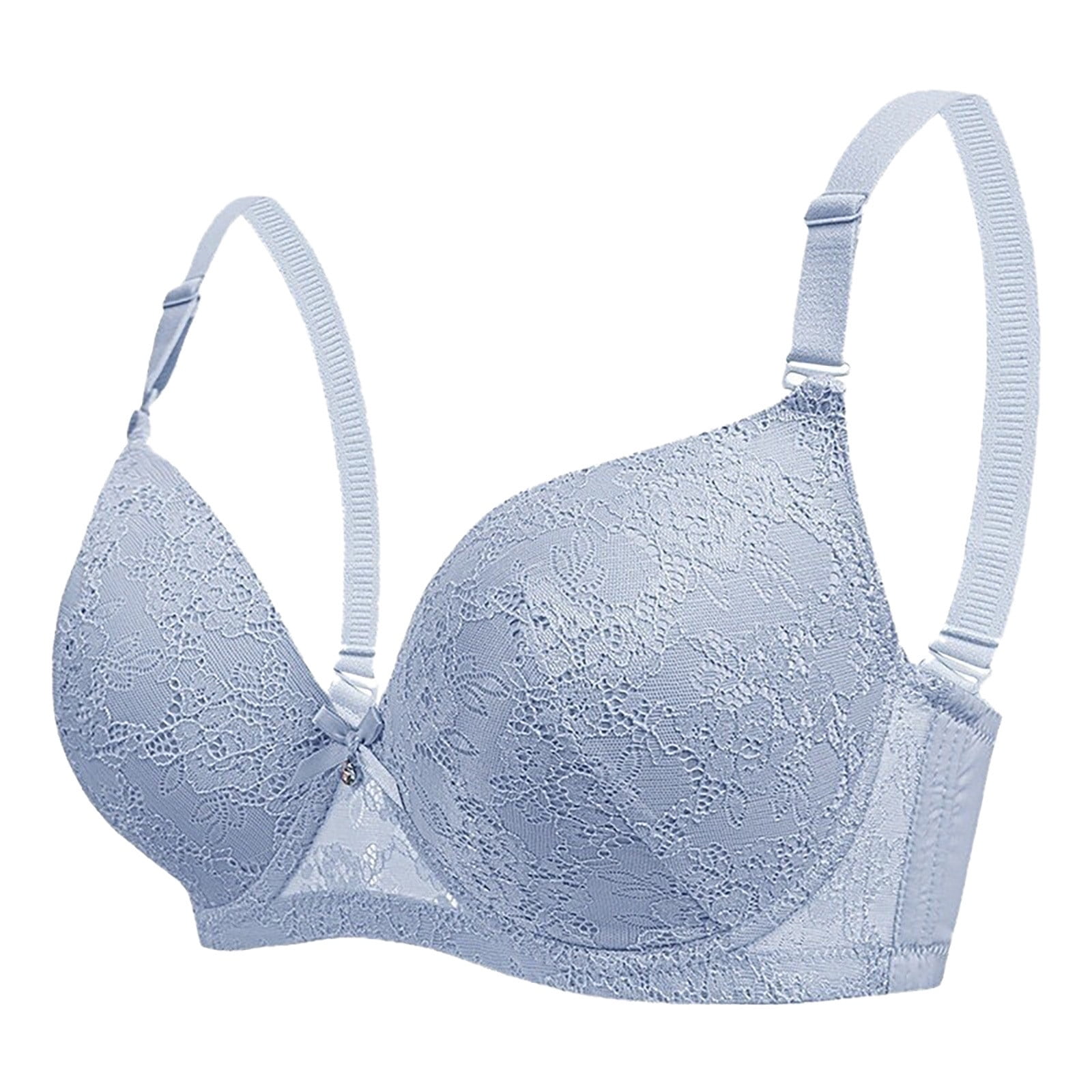 Bras for Women - Plus Size Lace Bra for Women Foam Underwire Supportive ...