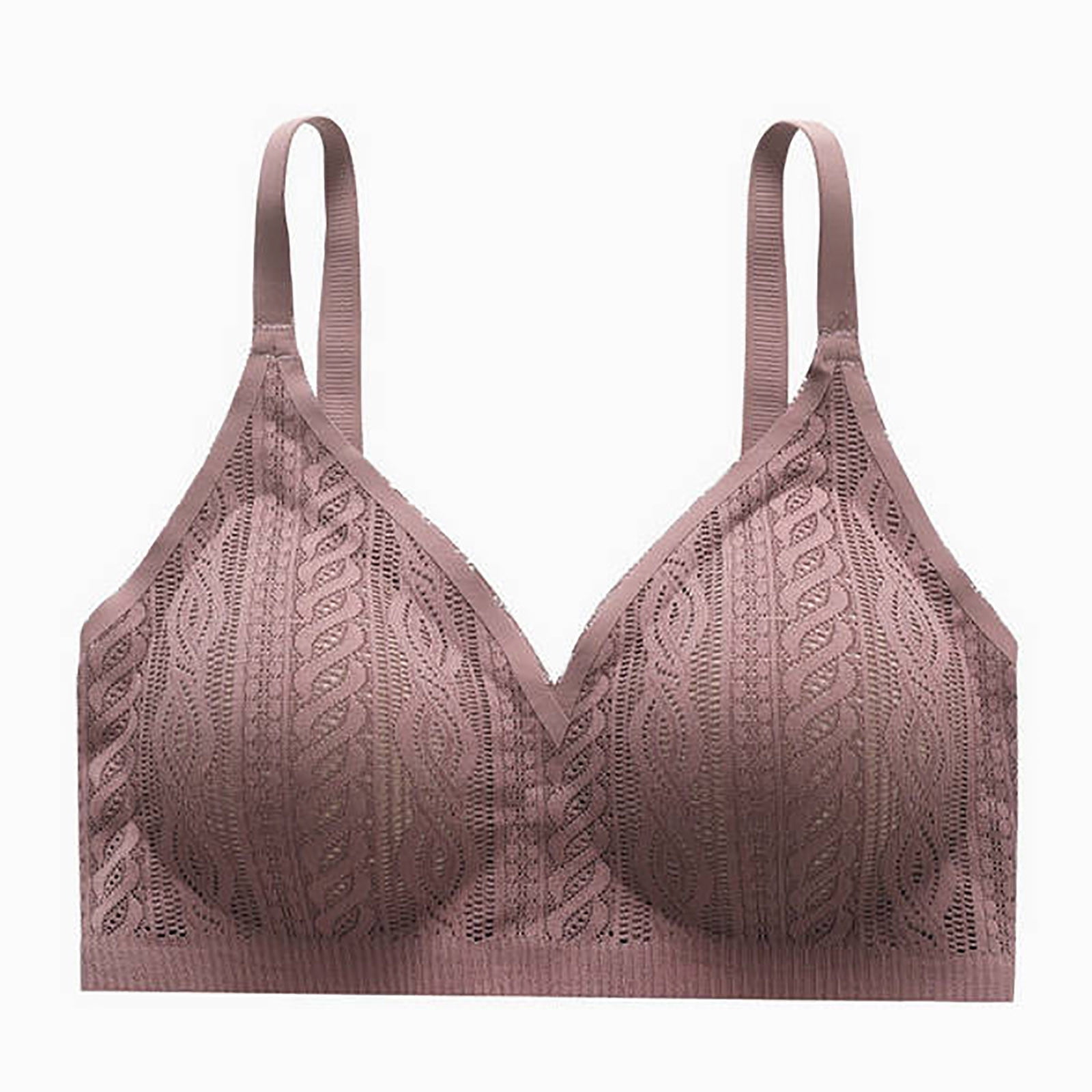 Bras for Women Seamless Backless Bra with Gathered Straps No Steel ...