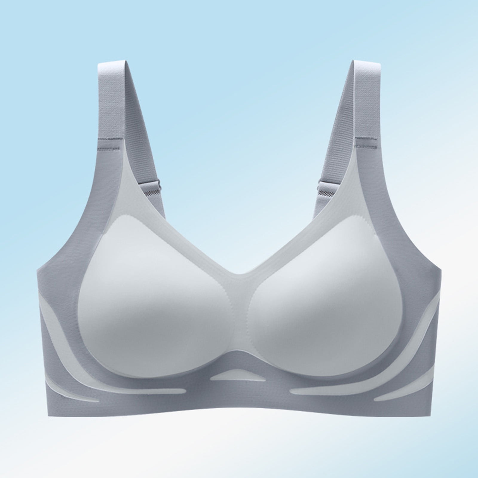 Bras for Women Seamless Push Up Bralette Color Block Full Coverage Bra ...