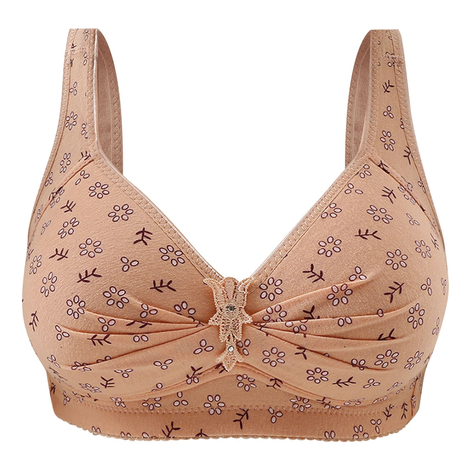 Bras for Women Shaped Cup Front Buckle Middle-Aged and Elderly ...