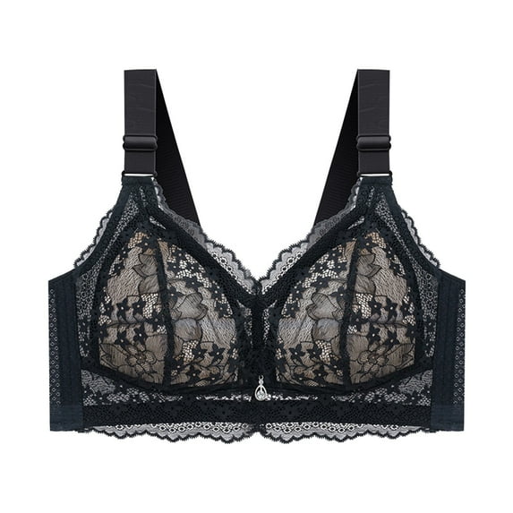 Bras for Women Side-Collecting Full Cup Bra for Big Thin Bra Without ...