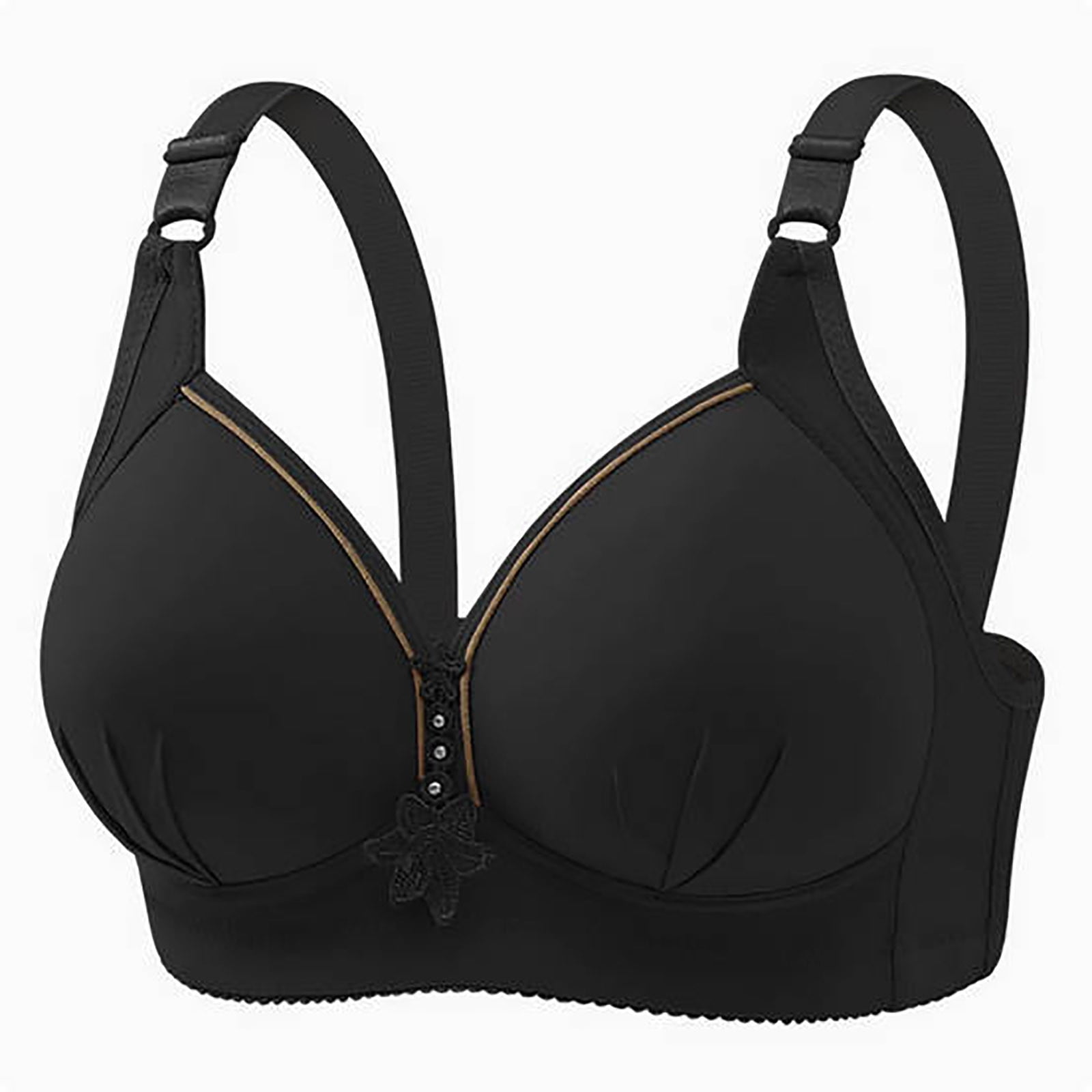 Bras for Women No Underwire Bra Women's Plus Size Bra Middle-aged and ...