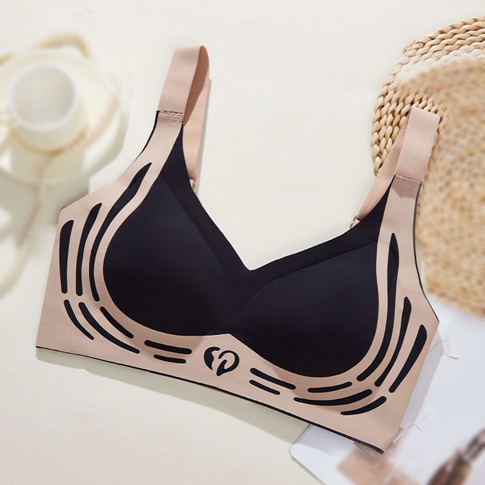 Bras for Women No Underwire Soft Supportive Comfortable Seamless ...