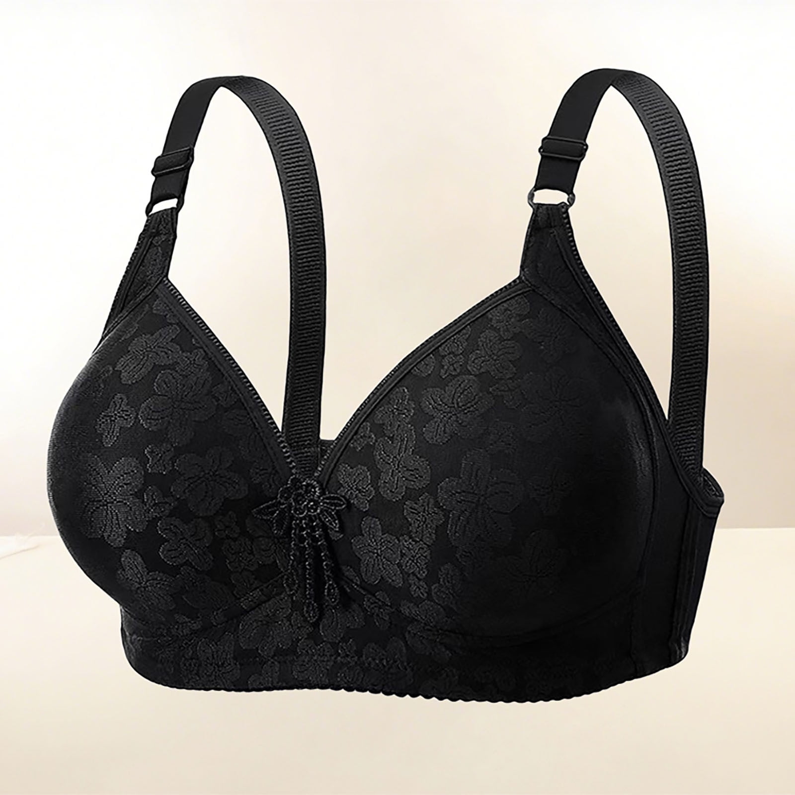 Bras for Women No Underwire Wireless Bras Ndbuld Women's Non Steel Hoop ...