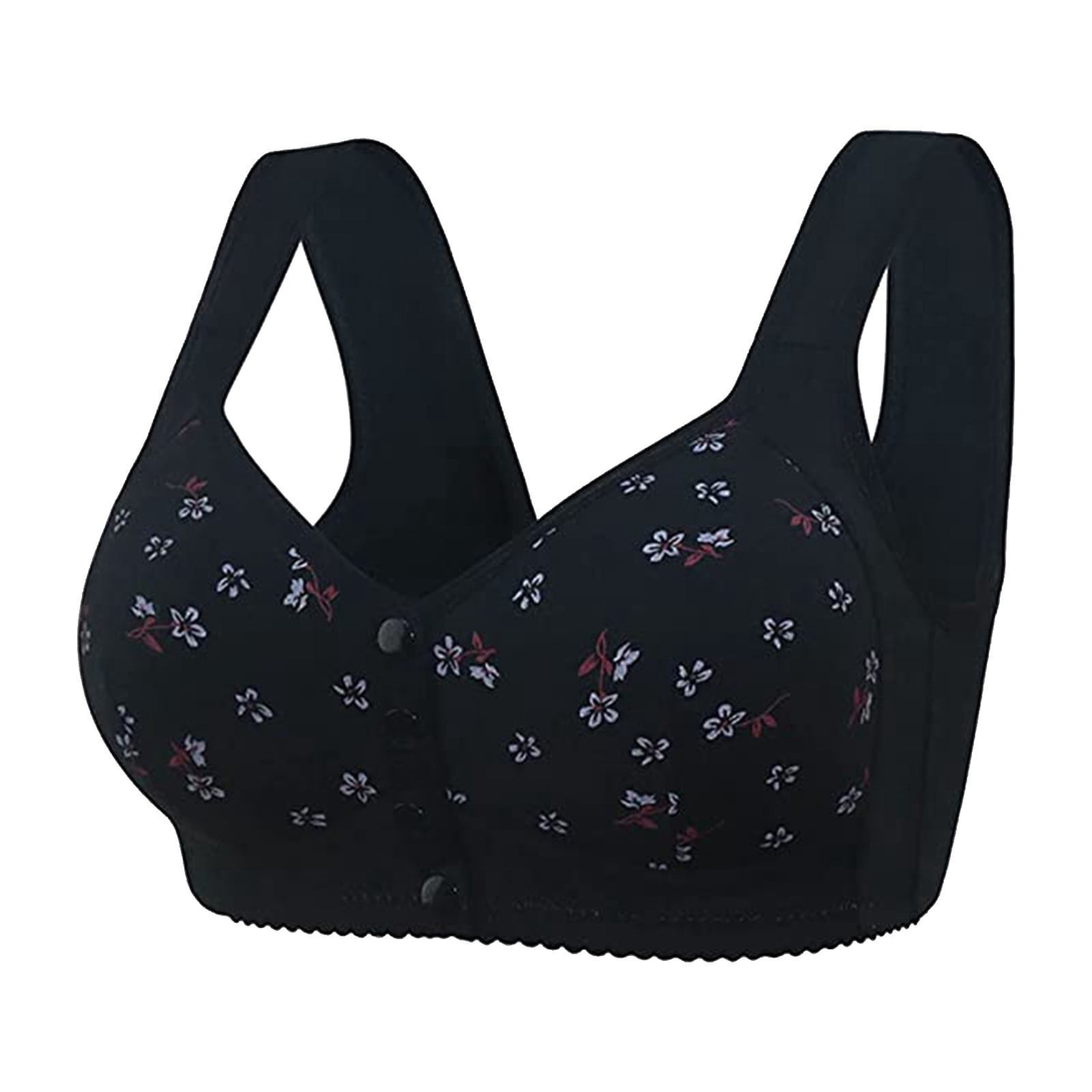 Bras for Women no Underwire - Women Lace Front Button Shaping Cup ...