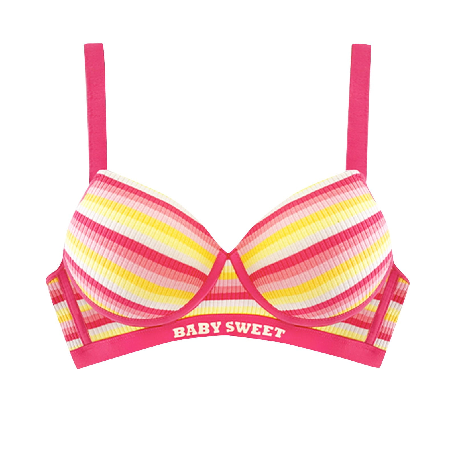 Bras for Women Wirefree Smoothing Available wireless Gorgeous Rainbow ...