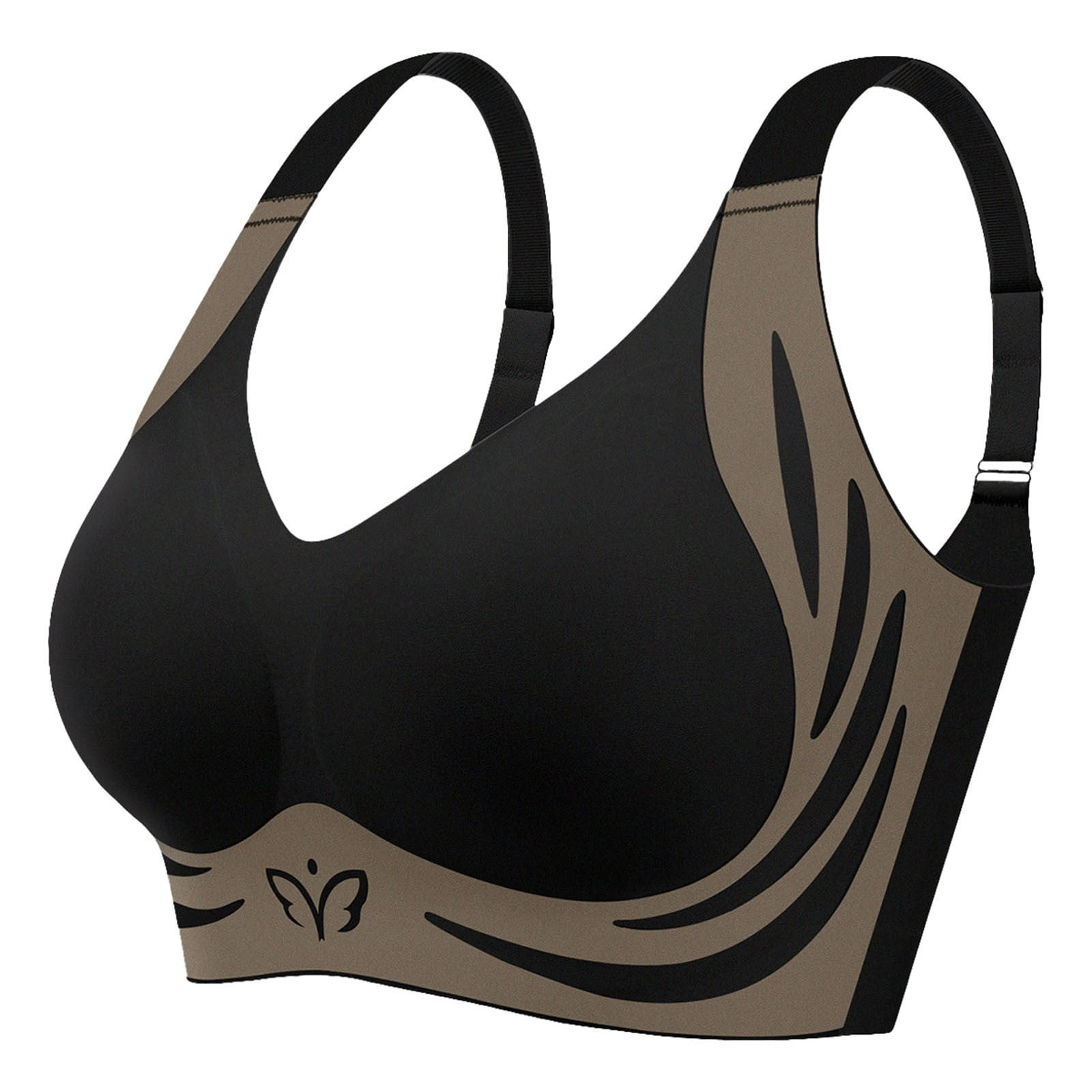 Bras for Women - Women Comfortable Transparent Shoulder Strap Cordless ...