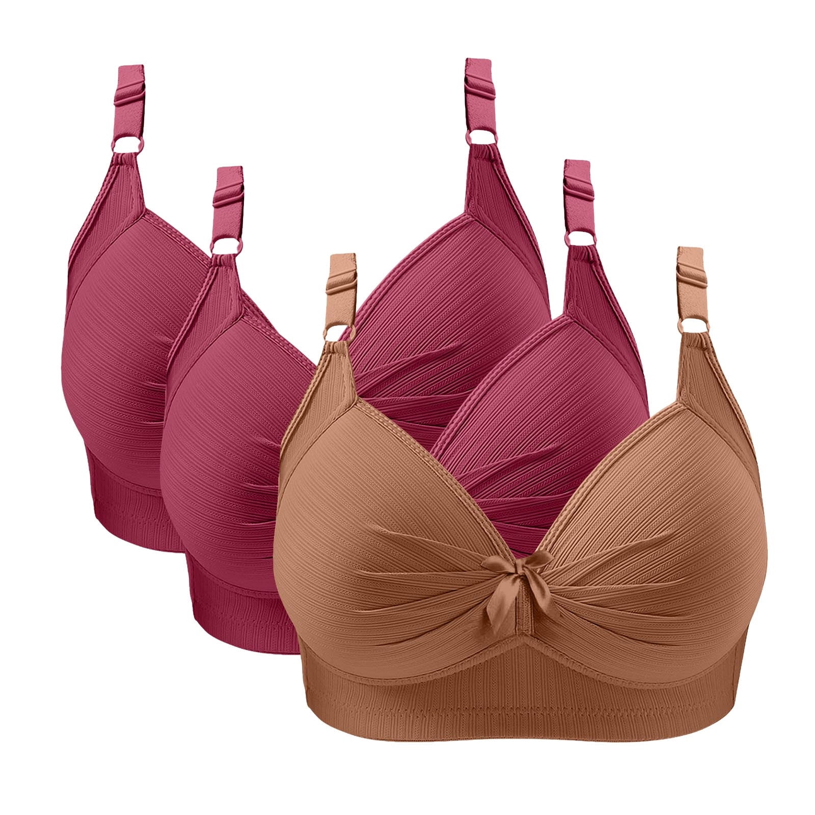 Bras for Women, Women's High Support Full Coverage Racerback Sports Bra ...