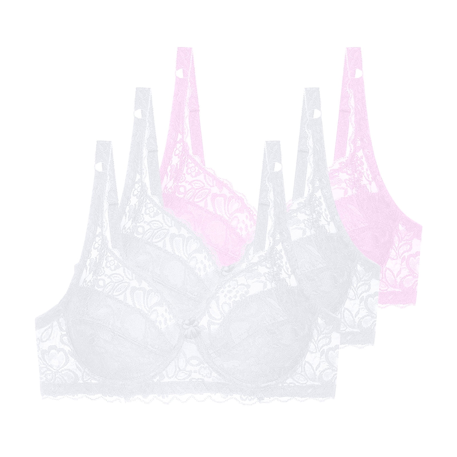 Bras for Women, Women's High Support Full Coverage Racerback Sports Bra ...