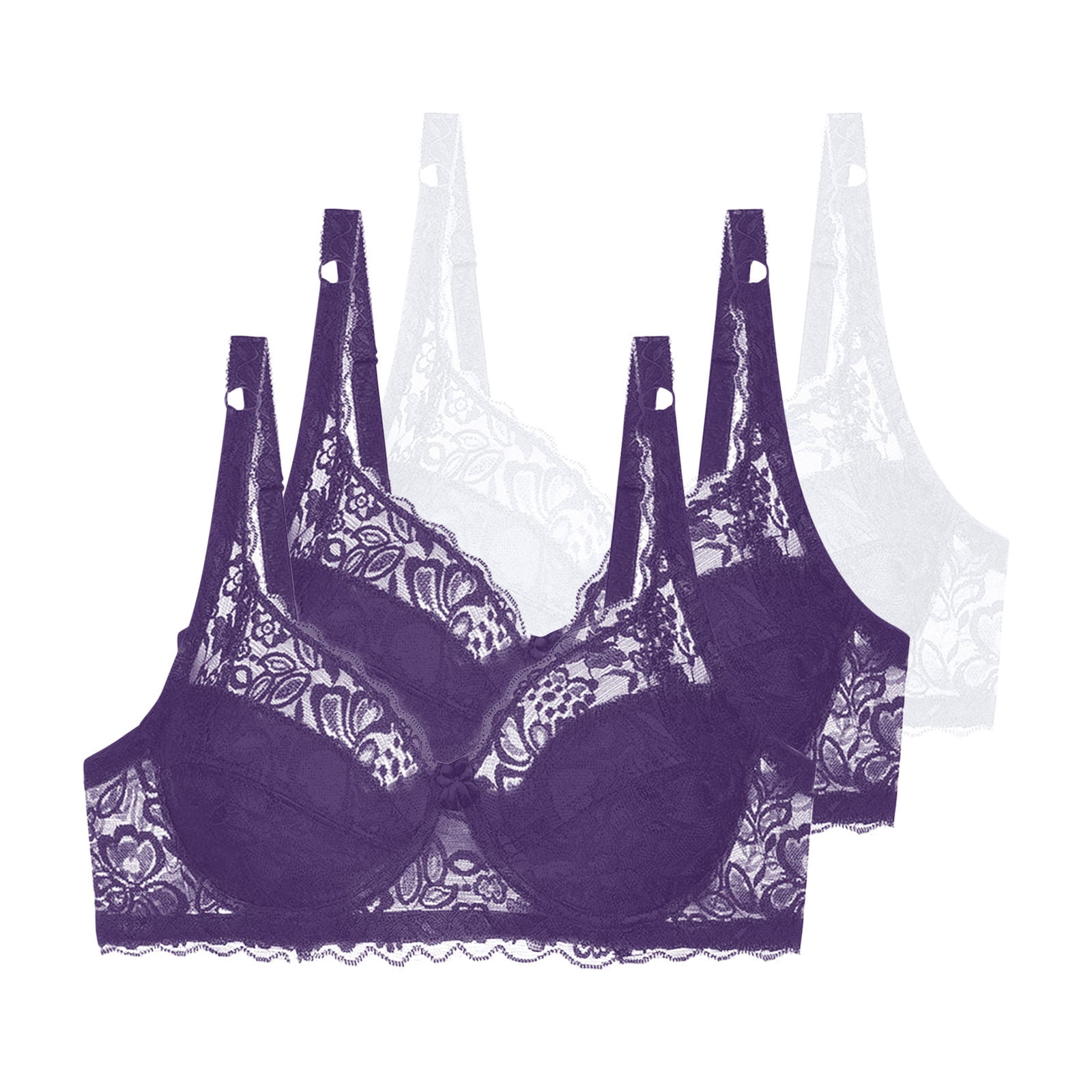 Bras for Women, Women's High Support Full Coverage Racerback Sports Bra ...