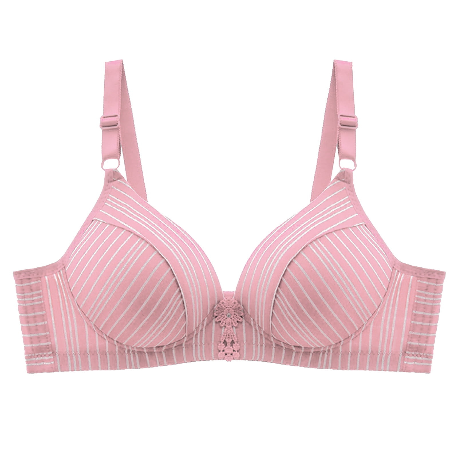 Bras for Women - Women's Summer Thin No Steel Ring Underwear Gathered ...