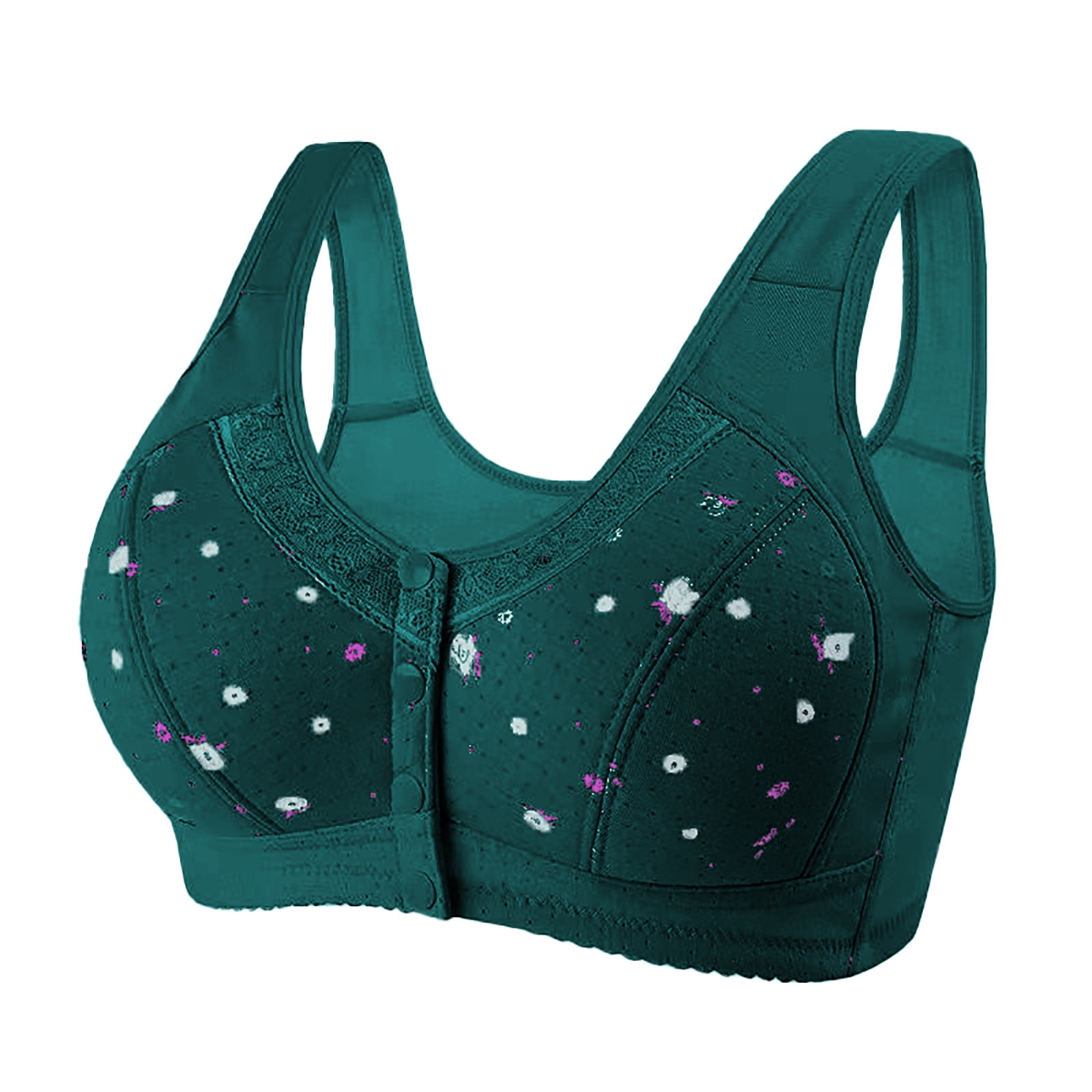 Bras for Older Women Front Closure Support, Plus Size Bras for Women ...