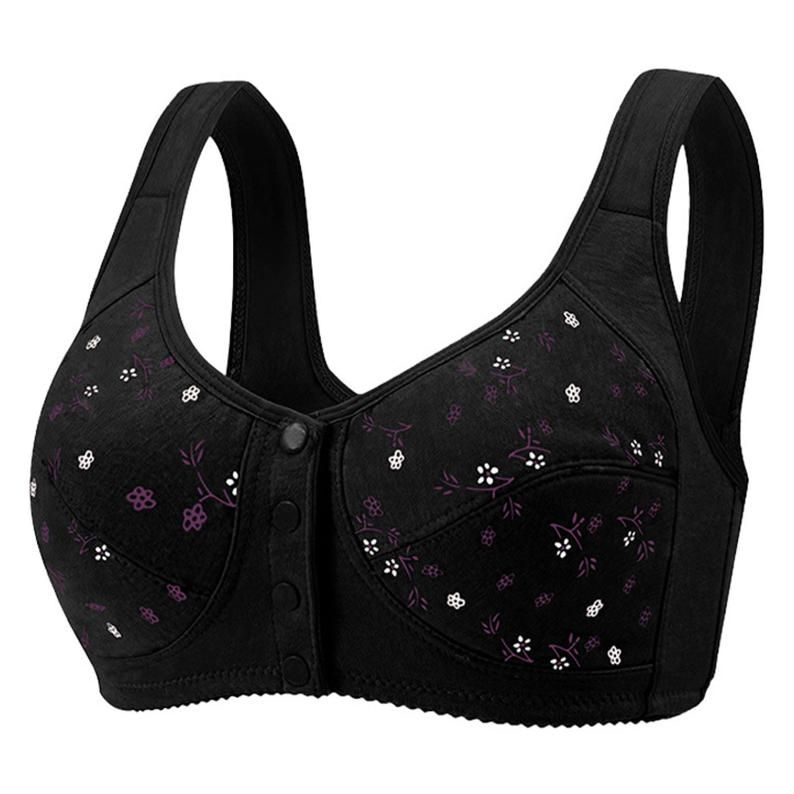 Bras for Older Women Front Closure Support, Plus Size Bras for Women ...