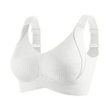 Bras for Older Women Seamless Wireless Posture Correcting Push Up Anti ...