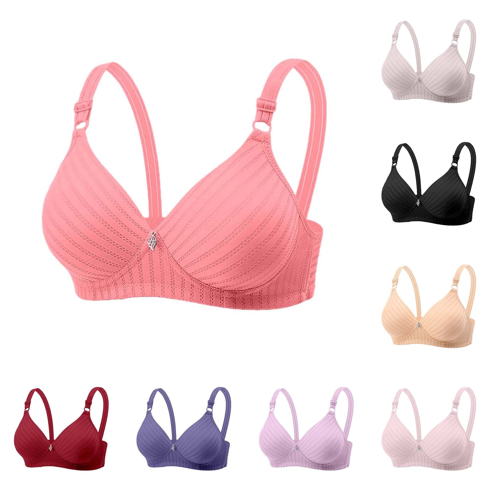 Bras for Older Women Seamless Wireless Supportive Bra 2026 Seamless No ...