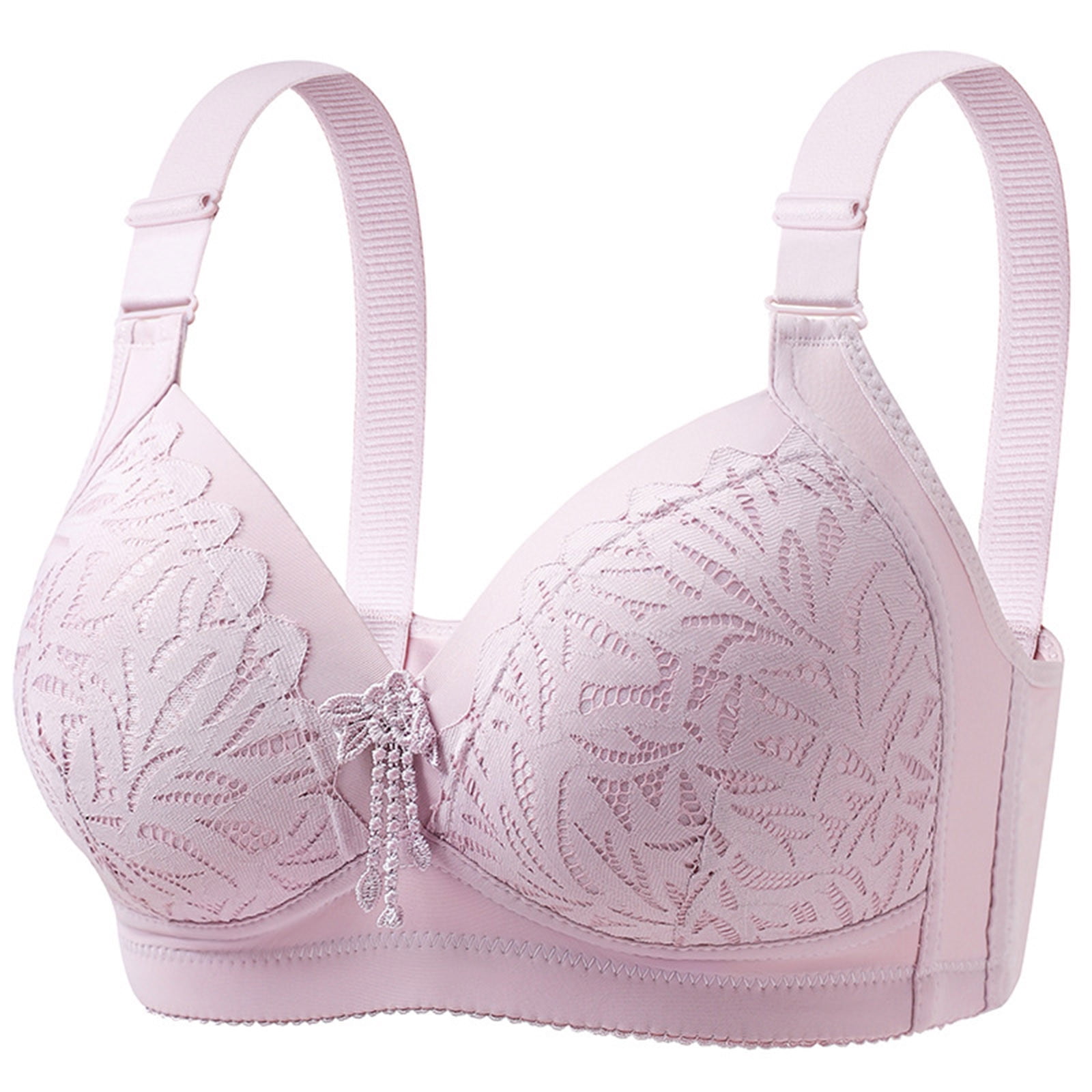 Bras for Women Back Buckle Embroidery Thin Style Ventilate Large Size ...
