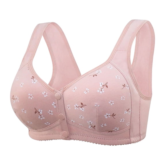 Bras for Women Bra 2 Women Lace Front Button Shaping Cup Adjustable ...