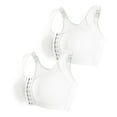 Bras for Women Bra 2Pcs Women’s Comfortable Front Buckle Wireless Bra ...