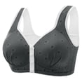 Bras for Women Bra Front Buckle Wireless Comfort Non Padded Full ...