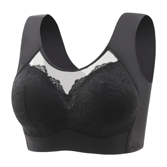 Bras for Women Bra Women's Wireless Transparent Shoulder Strap Backless ...
