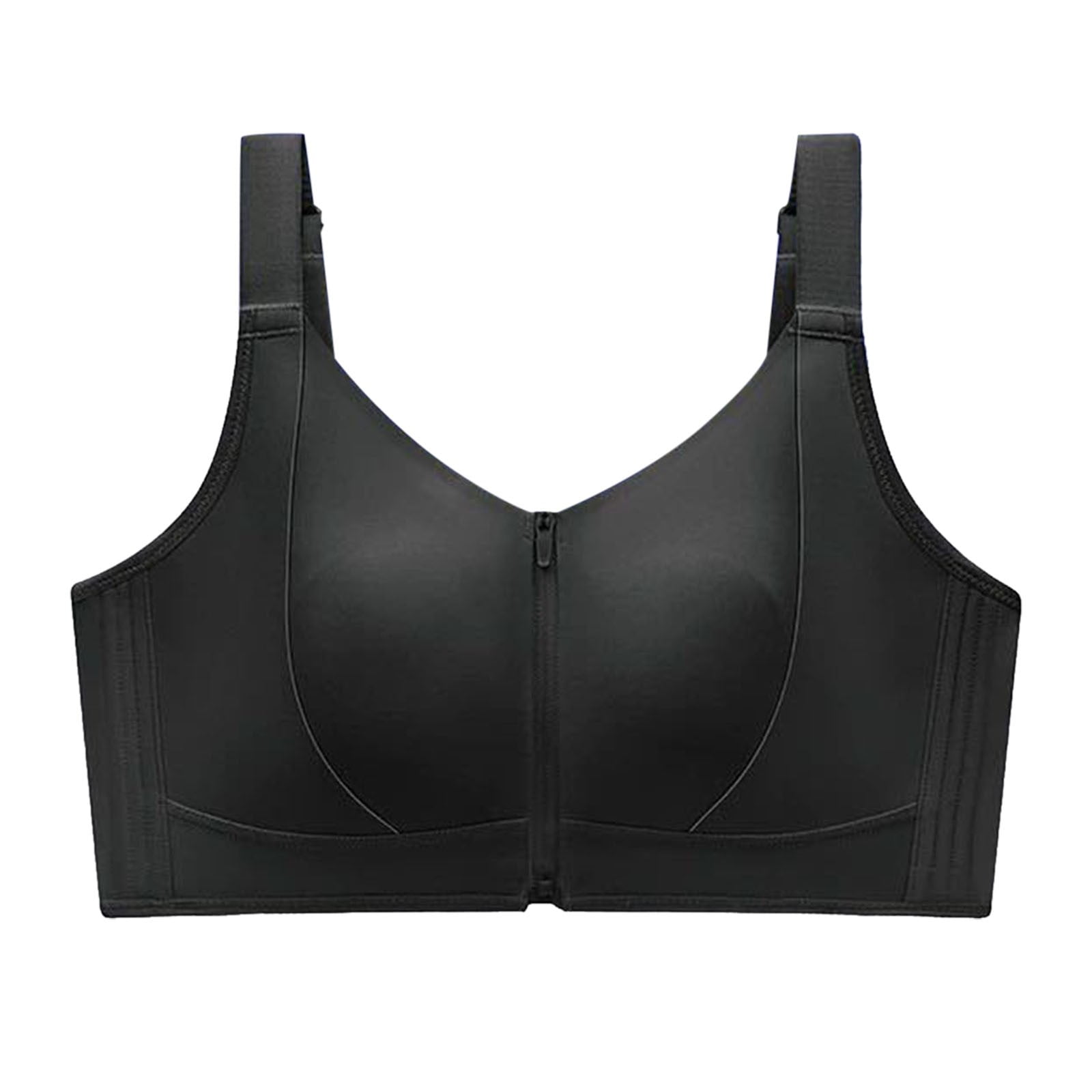Bras for Women Bralettes Front Zip Soft Push Up Ultra Light Woman ...
