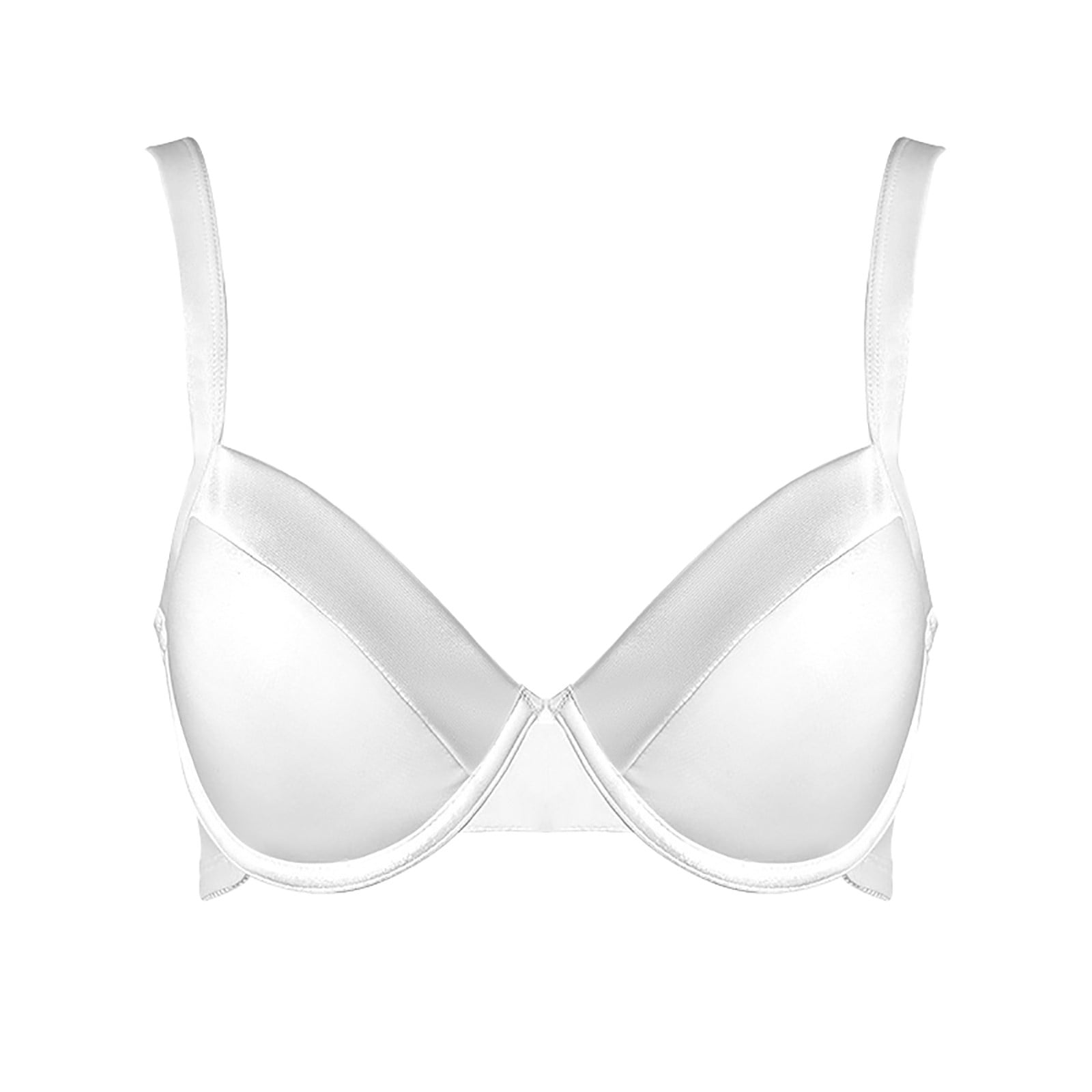 Bras for Women Charm Front Snap Closure Bras Adjustable Seamless Plunge ...