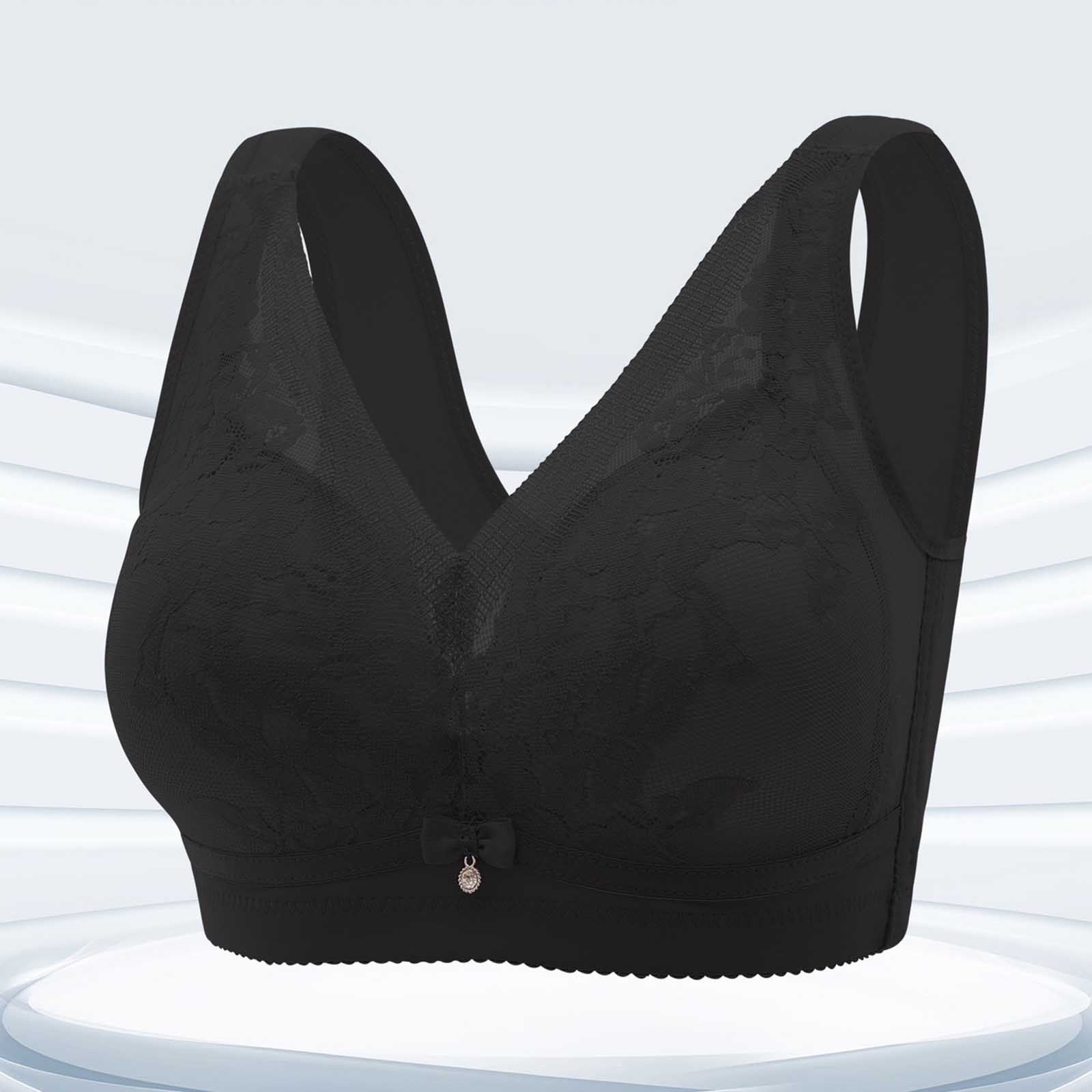 Bras for Women Clearance, Xunlbb Woman Underwear Lace-adjustable Sexy Bra Without Rims for ...