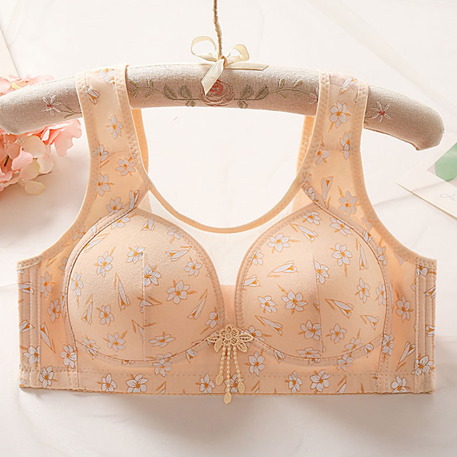 Bras for Women, Xunlbb Woman's Printing Thin Style Ventilate Back ...