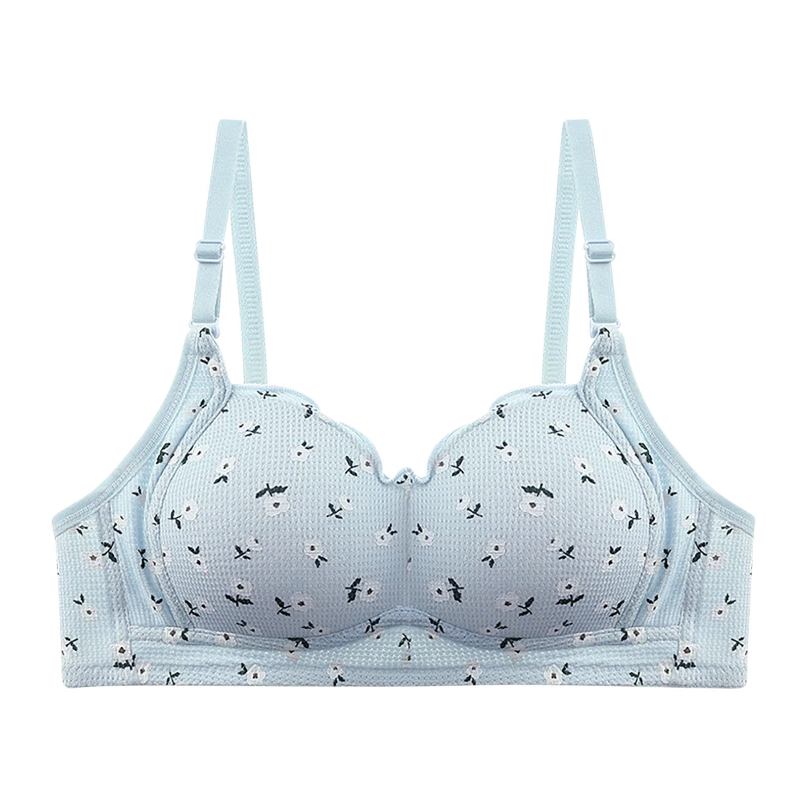 Bras for Women Clearance, Xunlbb Women's Lingerie Student Girl Gathered ...