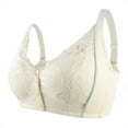 Bras For Women Convenient Wireless Front Button Bra Front Closure