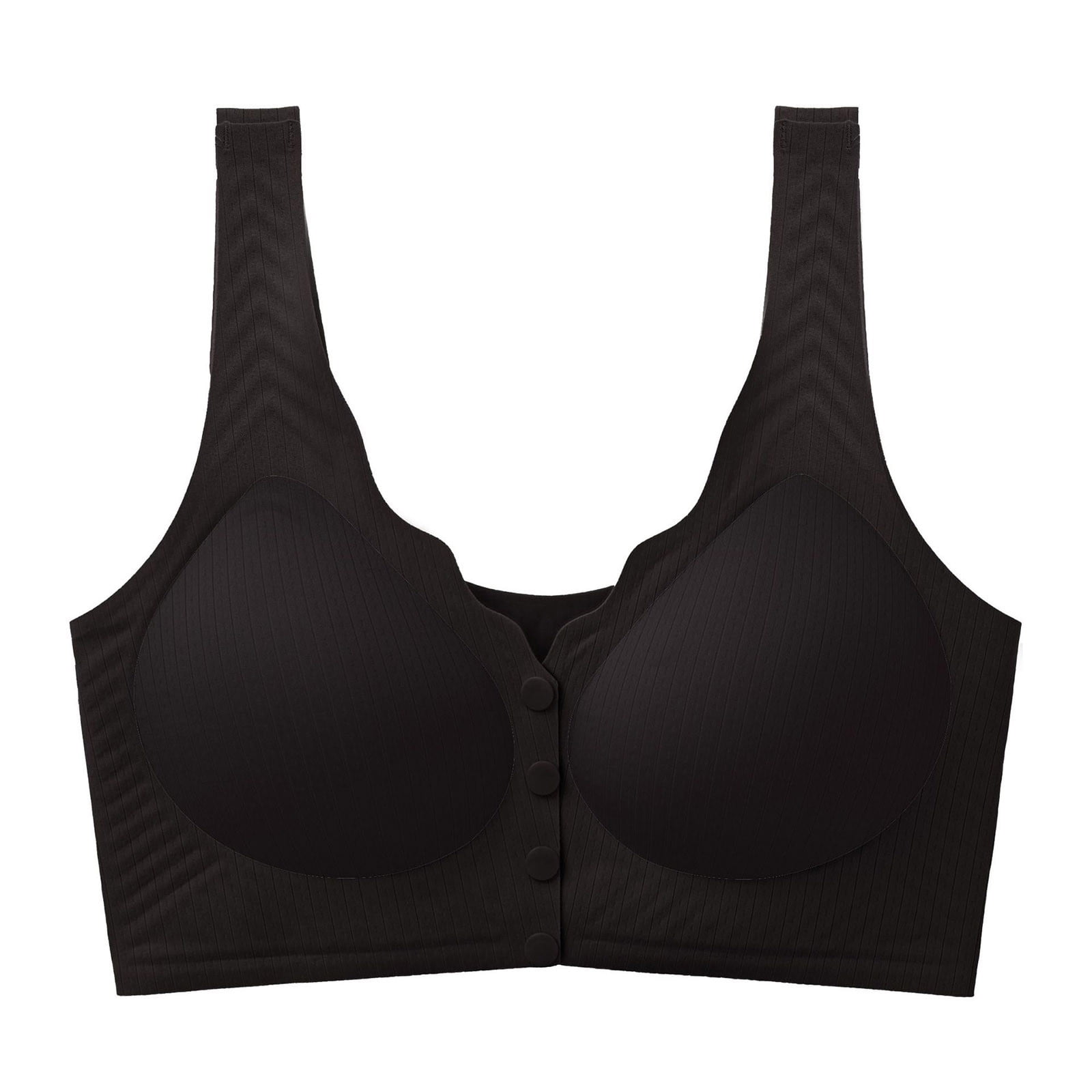 Bras for Women Cotton Front Close Bras Women Comfort No Sponge Lace ...