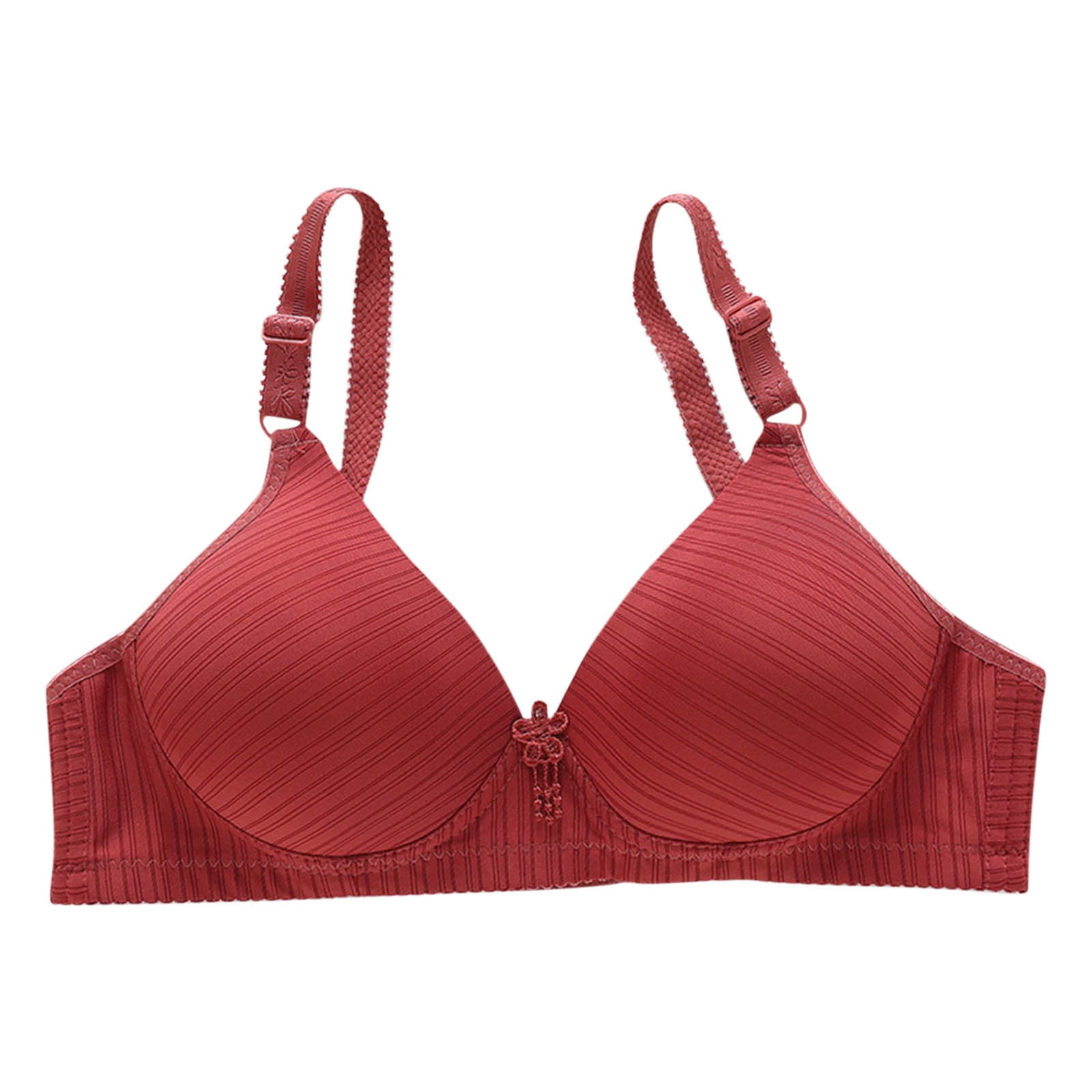 Bras for Women Daily Adjustable Underwear Gathered Thin Bra Without ...