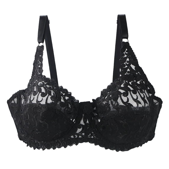 Bras for Women Elegant Lace Bra for Women with Curves— Plus Size ...