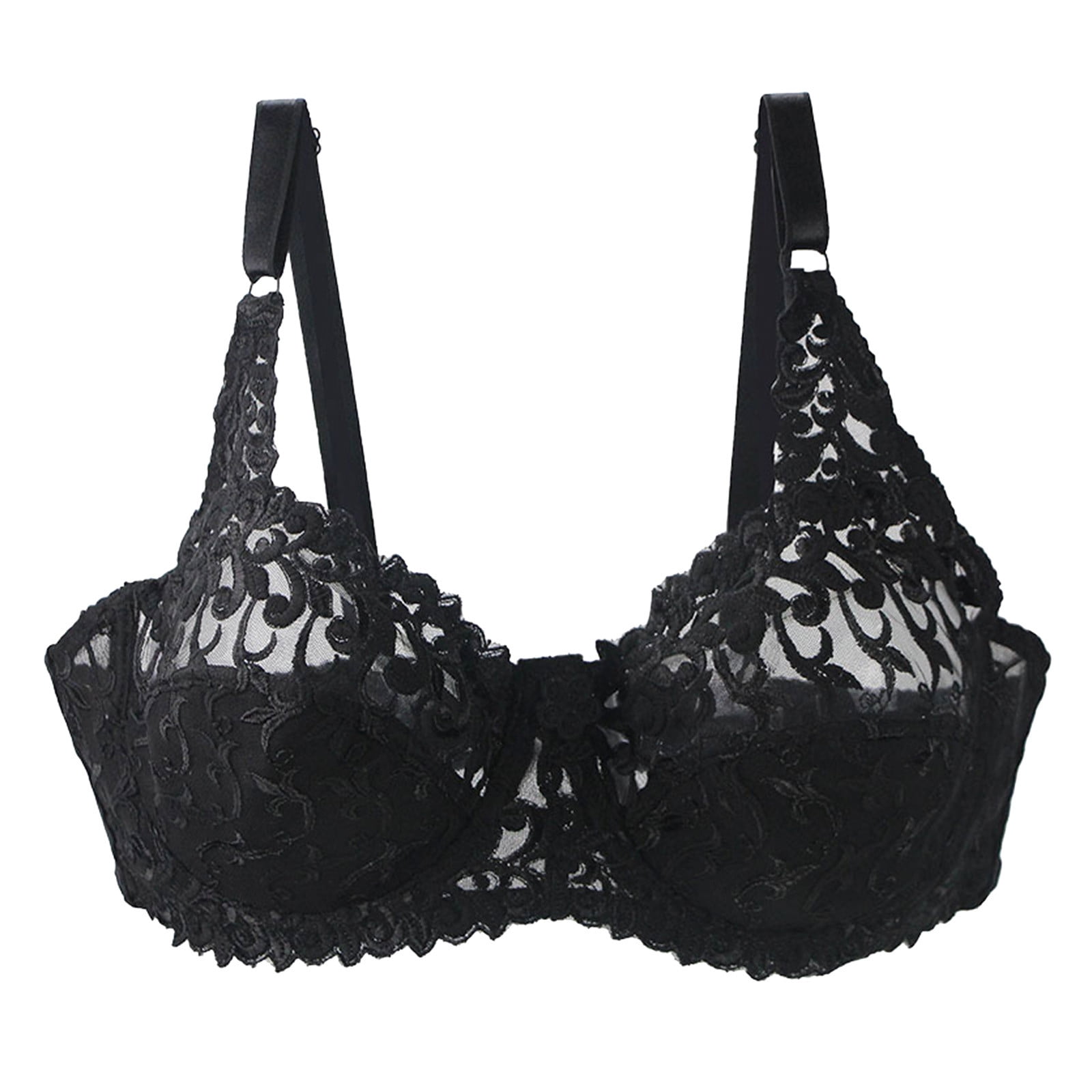 Bras for Women Elegant Lace Bra for Women with Curves— Plus Size ...