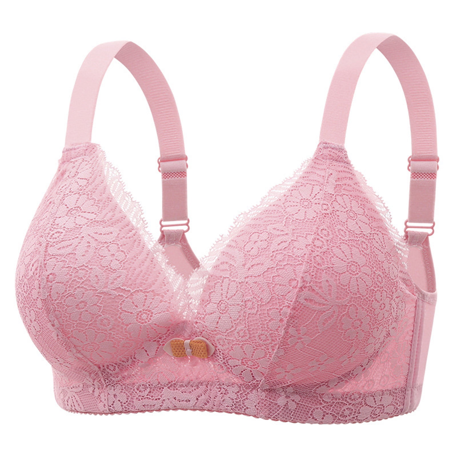Bras for Women Embroidery Lace Thin Style Ventilate Back Buckle Bra ...