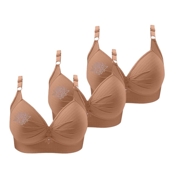 Bras for Women Everyday Floral Print Support Bra for Home and ...