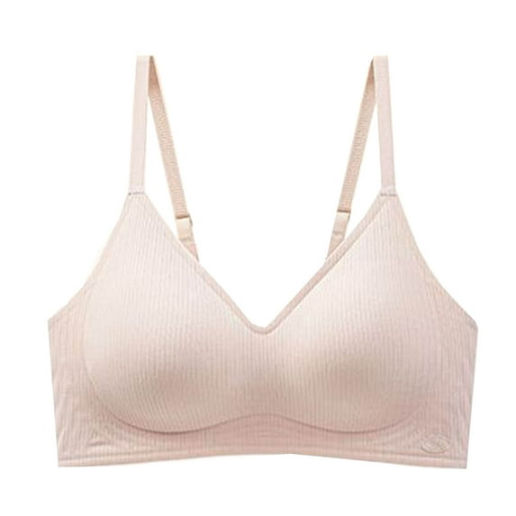 Bras for Women Fall Push Up Bra Solid Color Comfortable Sexy Soft Bra V ...