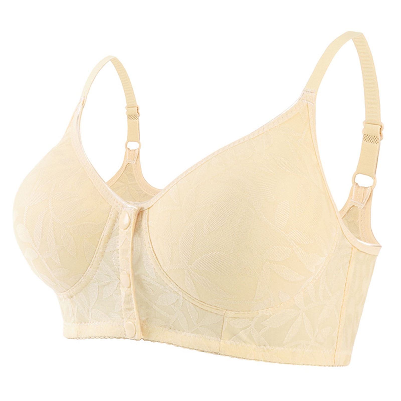 Bras for Women Front Closure Wireless Bra Push Up Seamless Bralettes ...